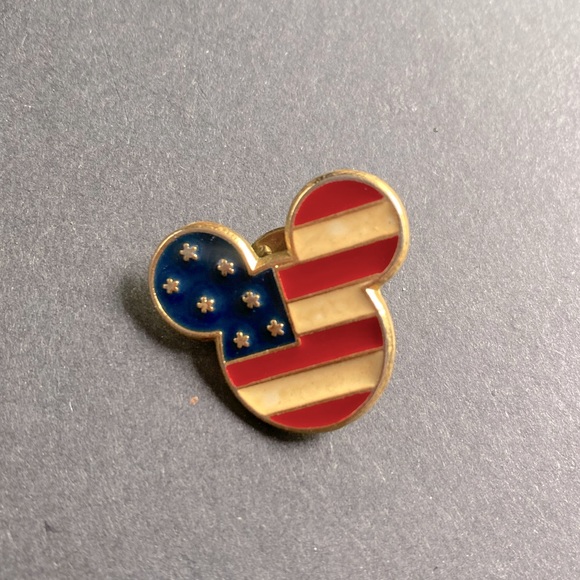 Disney | Other | Vintage Disney Pin Usa Mickey Mouse Head | Poshmark